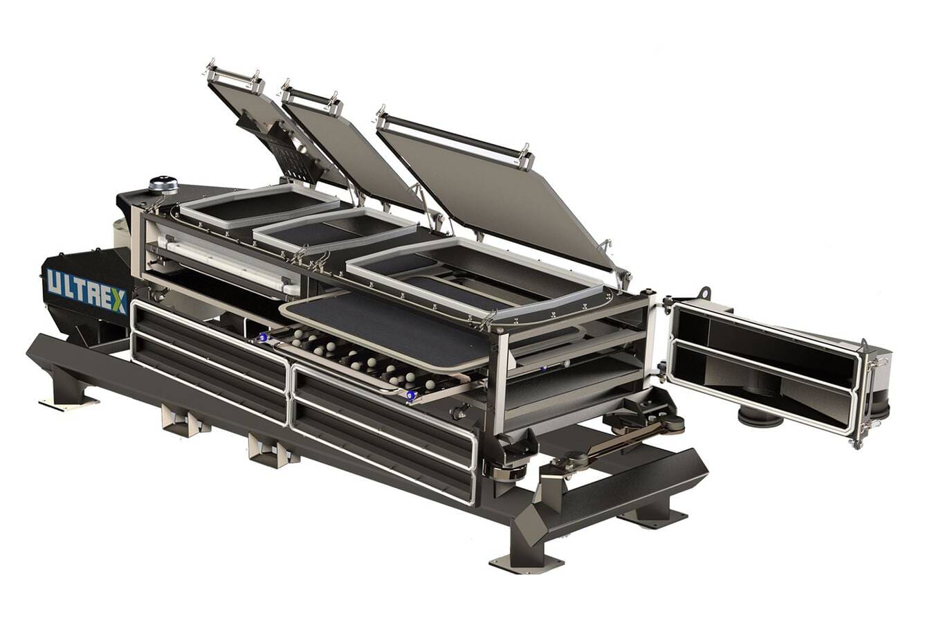 De nieuwe Ultrex industriële zeefmachine van Rotex - Solids Processing