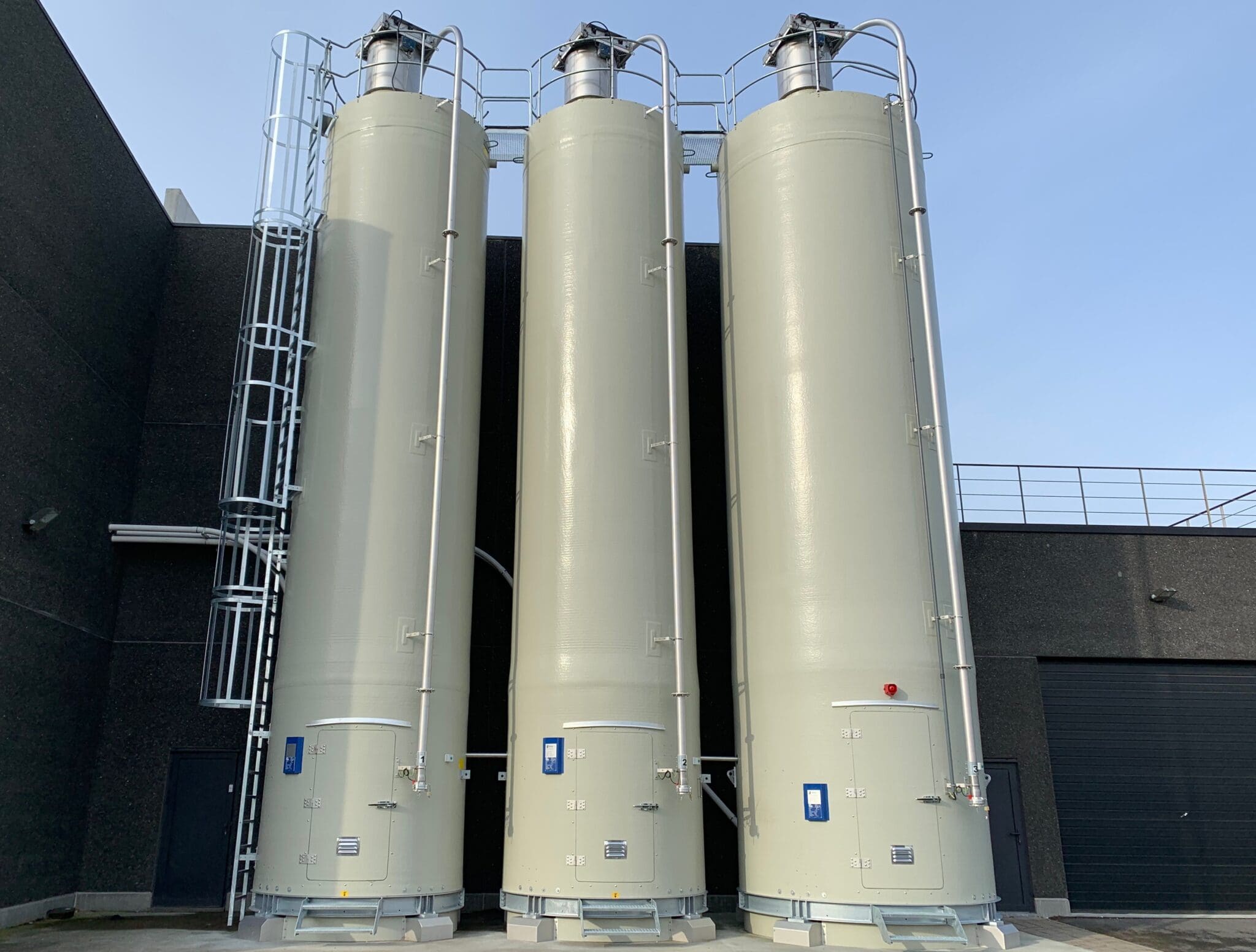 Polem Composite Silos and Tanks in the Food Industry - Solids Processing